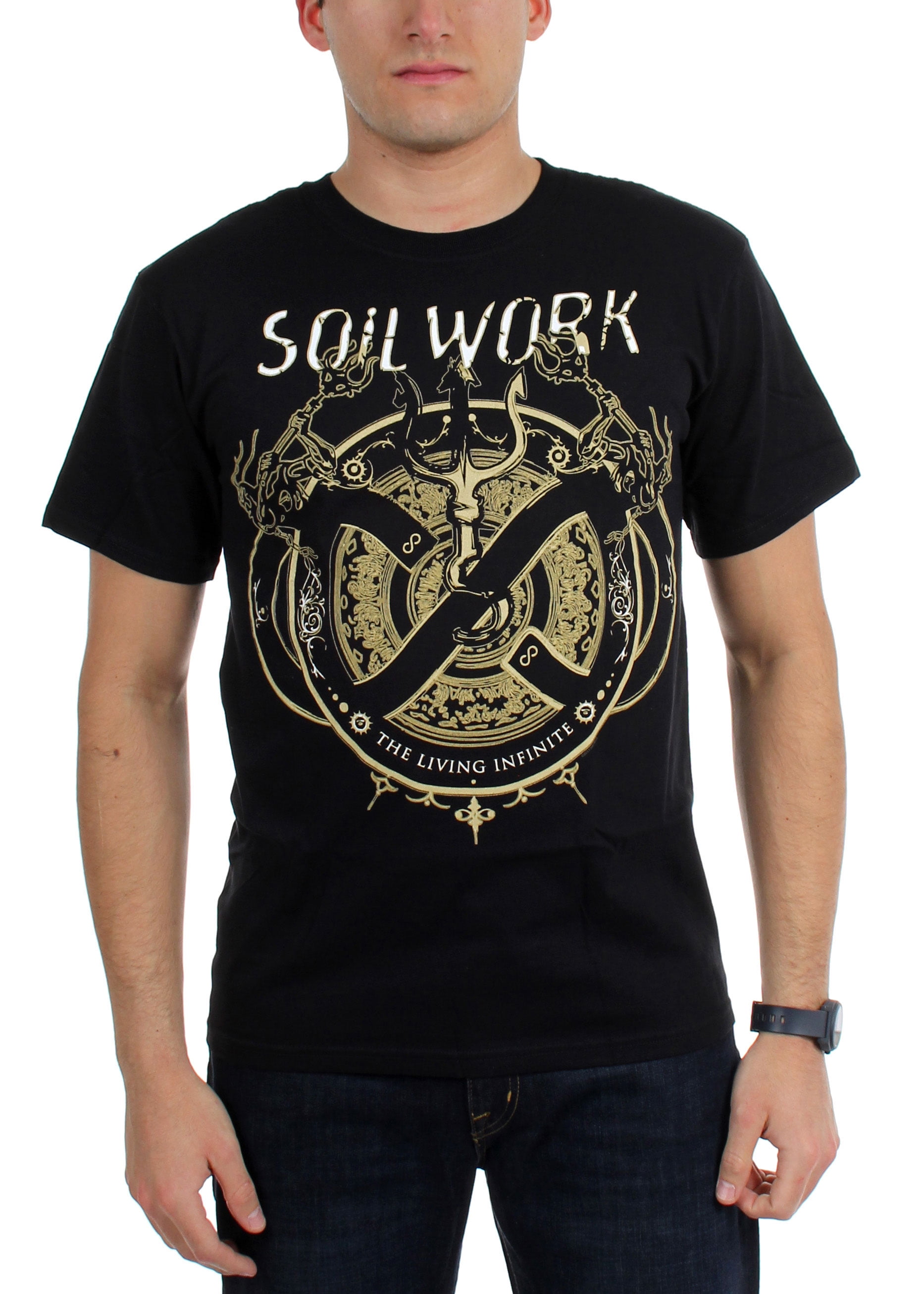 Soilwork - Mens The Living Infinite Tour Dates T-Shirt - Walmart.com
