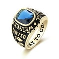 Mementos PJM Custom X-Large Men's Class Ring Sterling Silver for High ...