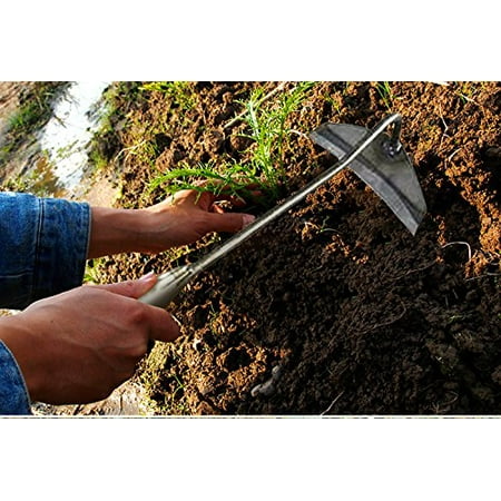 Novo Small Garden Hoe, Integrated Weeding Field Hoe 11.3-Inch Length ...