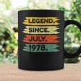 44Th Birthday Retro Legend Since July 1978 Coffee Mugs - Walmart.com