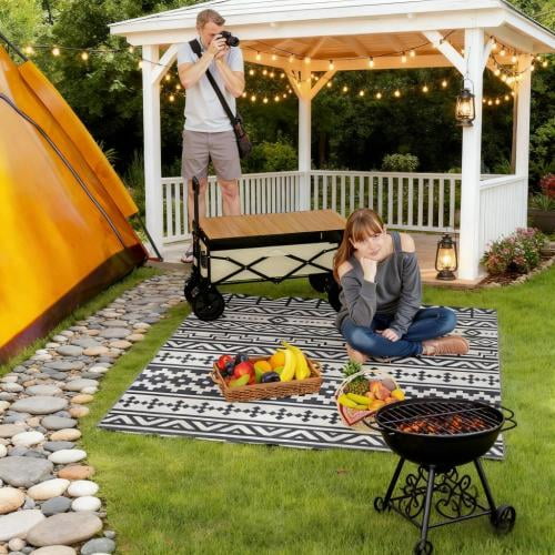 Click here for Unbranded Geometric Style Reversible Outdoor Rug... prices