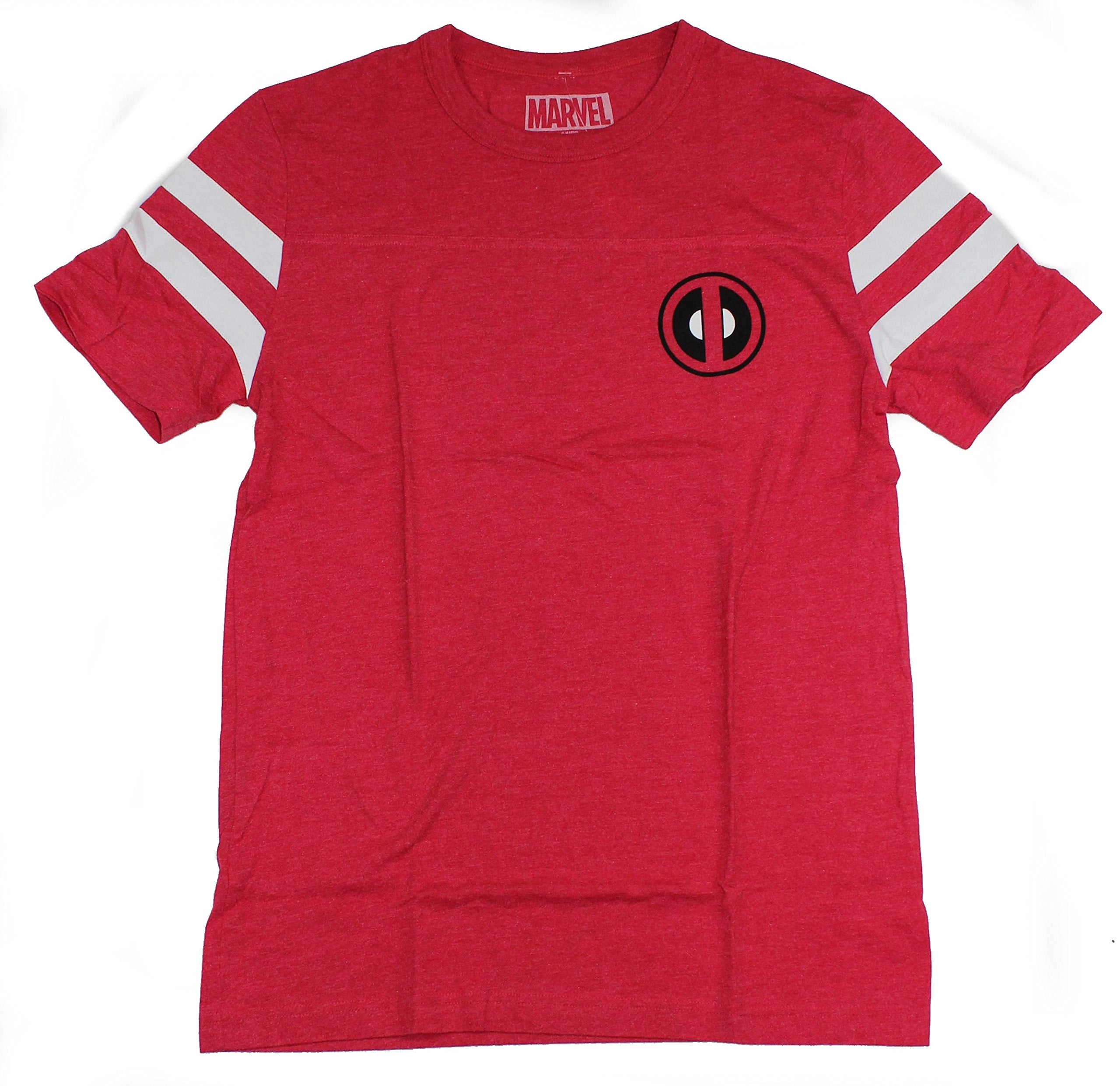 Deadpool (Marvel Comics) Mens T-Shirt - Lapel logo Wade Wilson 91 back ...