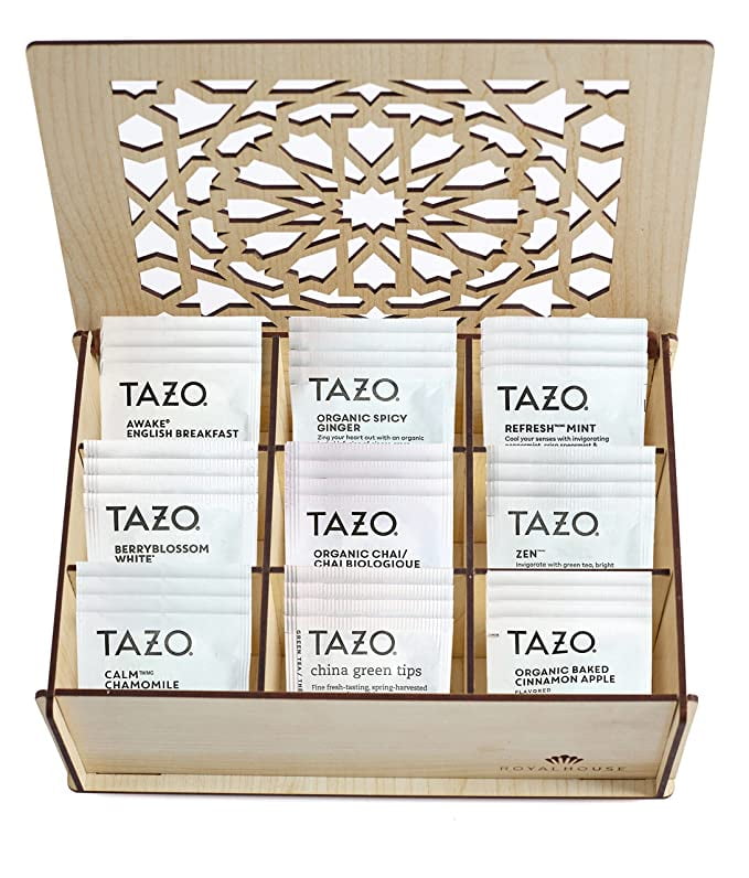 Tazo Tea Bags Sampler Assortment Box - 80 COUNT - Perfect Variety Pack ...