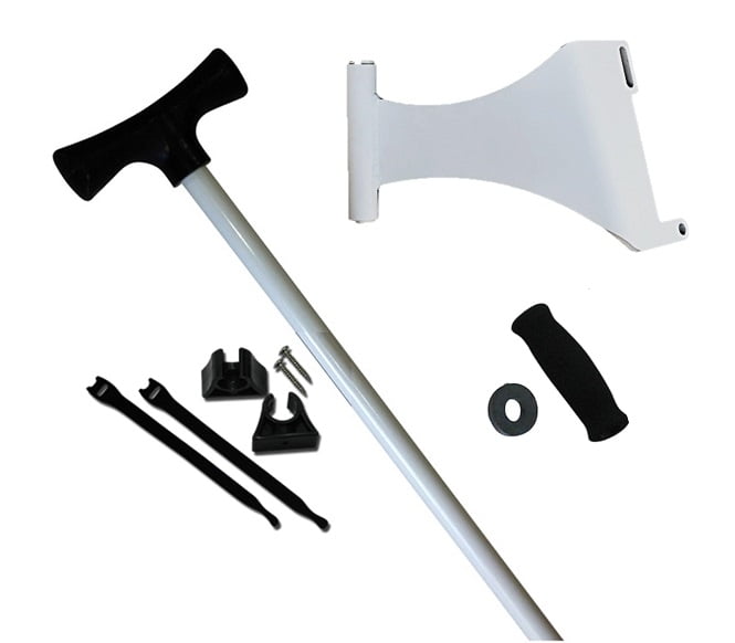 Stick It Anchor Pin for shallow water-White Right/Starboard Side Motor ...