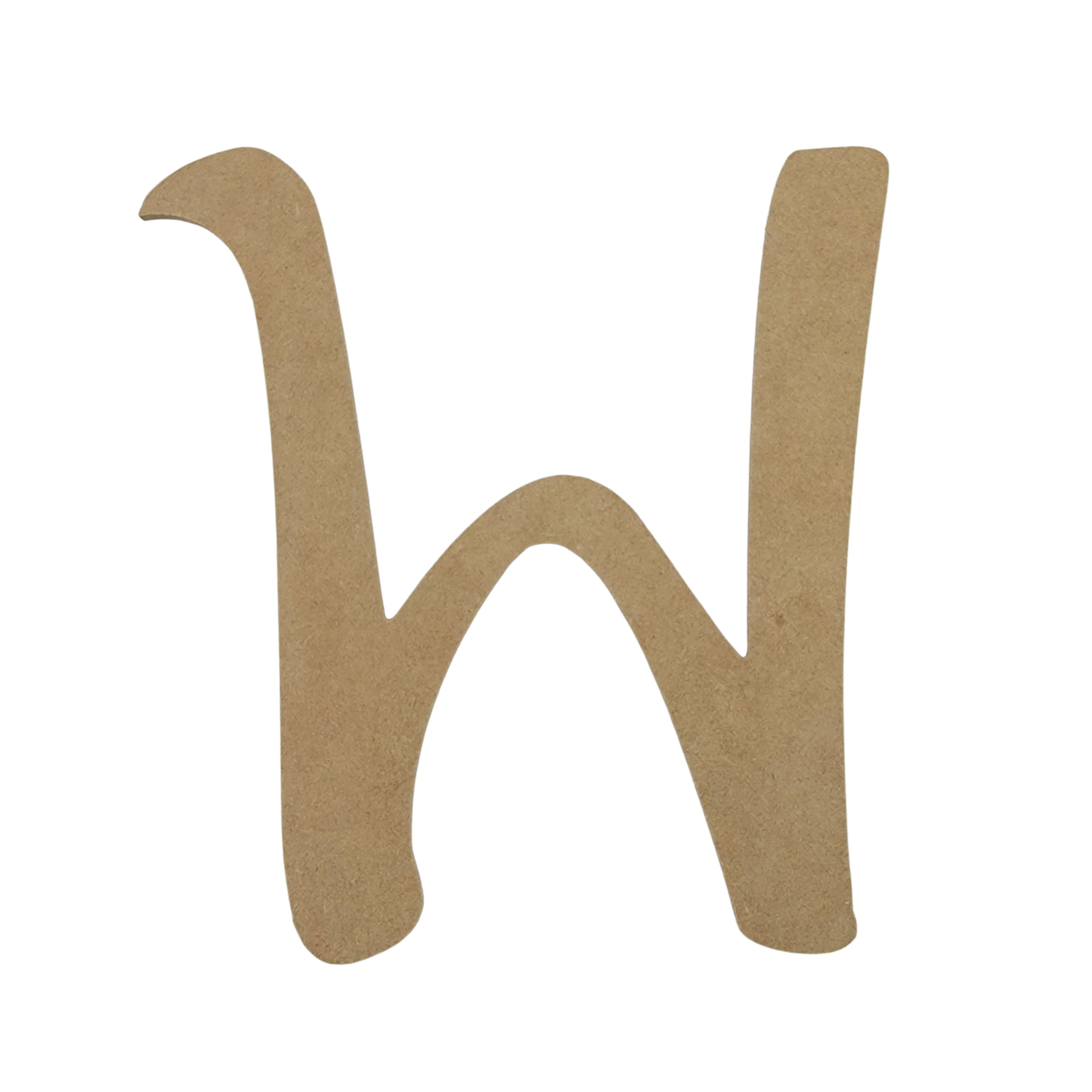 Wooden Letter Unfinished, Watermelon Font, Craft Cutout - Walmart.com