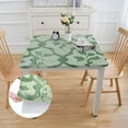 BANET Spring Sage Green Tablecloth, Flower Patterns Table Cloth Spill ...