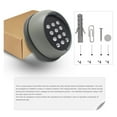 Rolling Code Wireless Keypad Door Lock for Entry Gate Numeric Keypad ...