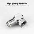 Right Angle Coax Connector, 5-Pack F Type 90 Degree Coaxial Male to ...