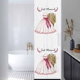 Bridal Shower Window Privacy Film, Just Married Wedding Dress Groom ...