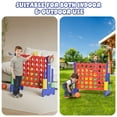 KORIMEFA Jumbo 4-to-Score Game Set, Indoor & Outdoor, 3.5FT Tall with ...