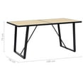 vidaXL Dining Table Kitchen Table Dining Room Breakfast Dinner Table ...
