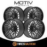 Motiv 424MB Mutant Gloss Black Machined Wheel Rim, 20" x 9" 6 x 135mm/6 ...