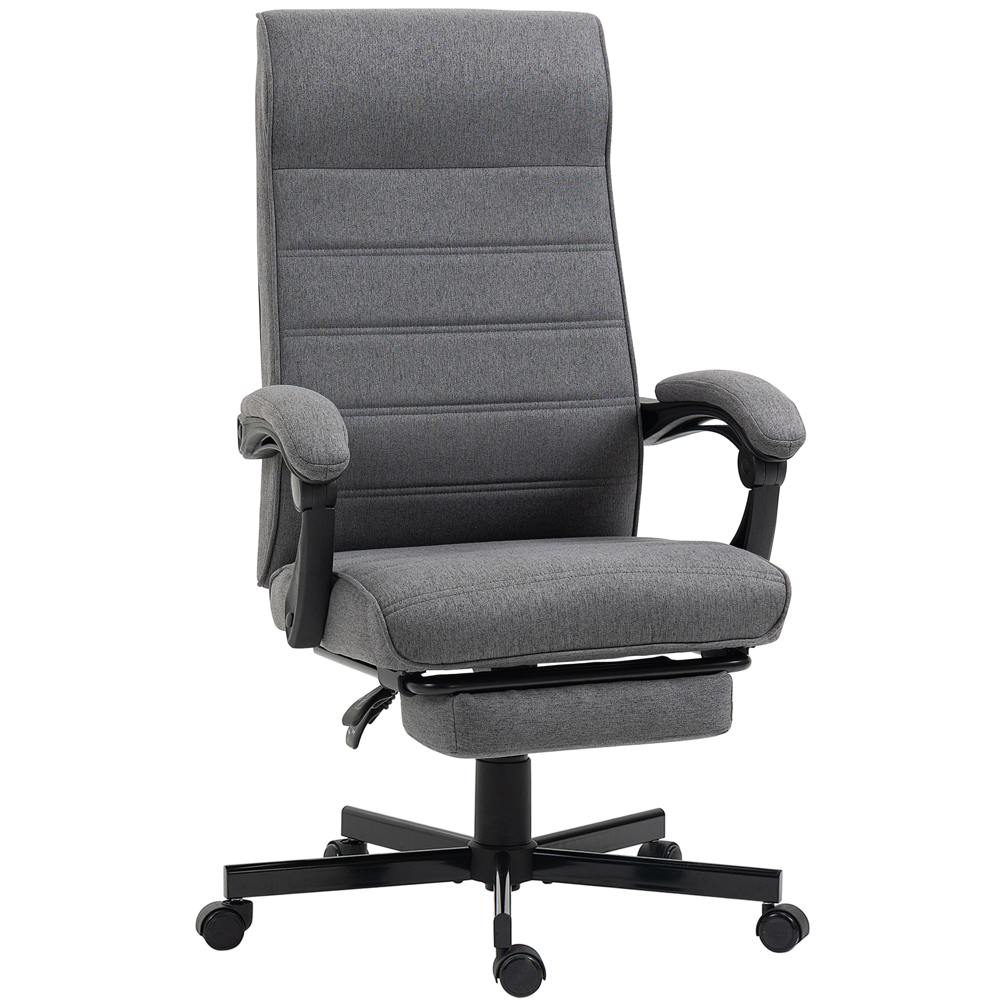 Vinsetto High-Back Office Chair Linen Computer Desk Chair Grey - Walmart.ca
