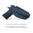 Colt Commander 1911 Handgun Pistol Holster - OWB Kydex, Fits .45 / 9mm ...