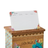 The Pioneer Woman Acacia Wood Recipe Box - Walmart.com