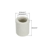 Uxcell Ceramic Tube Insulated Electronic Wire Bundle Protection Heat ...