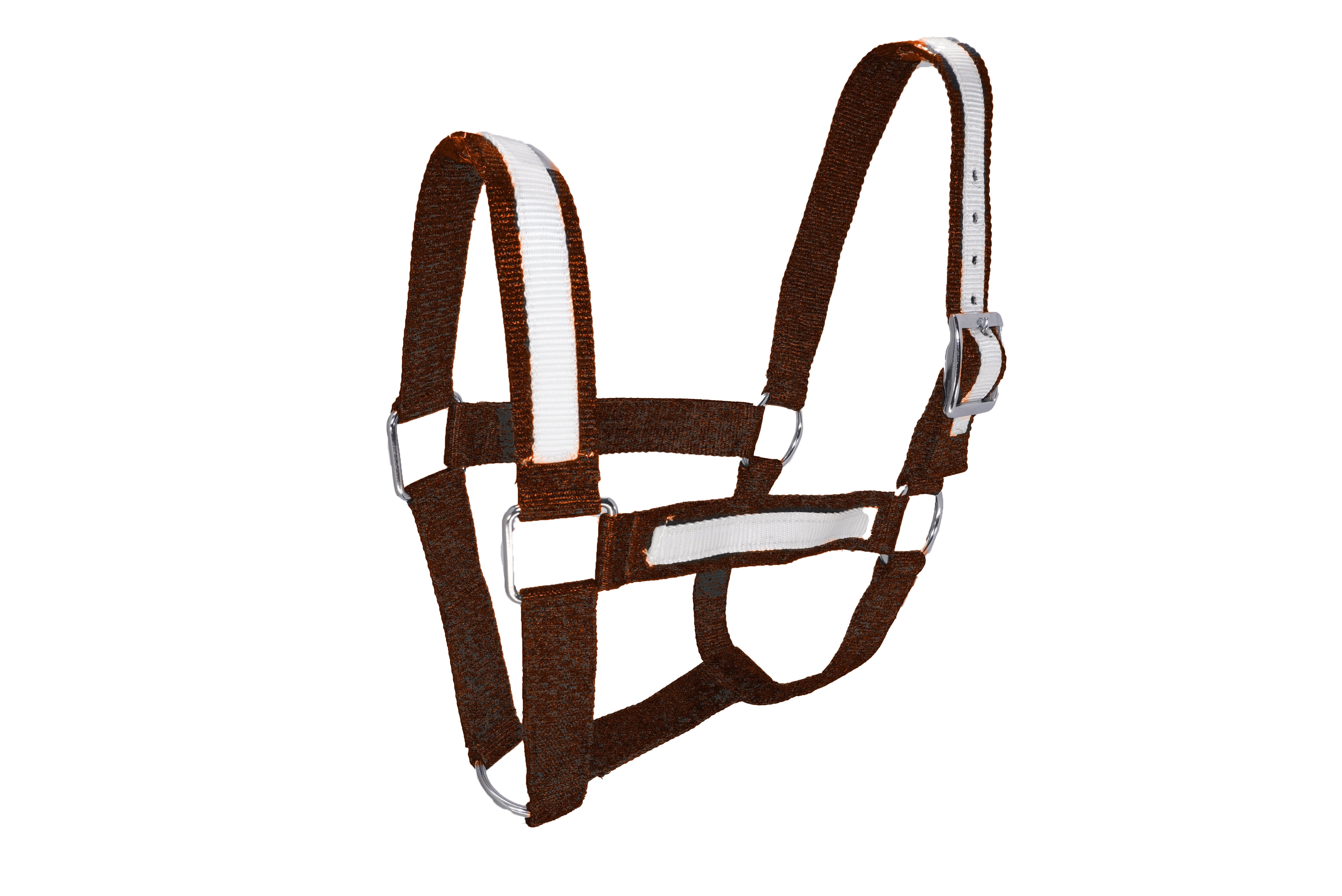 Premium Nylon Draft Halter with Overlay - Adjustable Horse Halter for ...