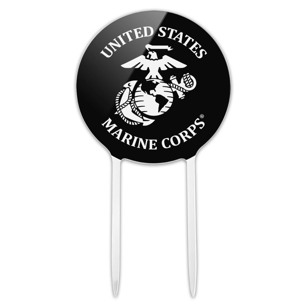 Acrylic United States Marine Corps USMC White Black Officially Licensed ...