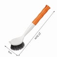 Circular Sink Brush with Black Touch Handle for Efficient Dishwashing ...