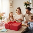 Extra Large Gift Box 16.5x13x5.5 inches,Red Gift Boxes with Lids for ...