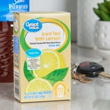 Great Value Iced Tea with Lemon Drink Mix 0.07 oz Packets, 10 Count ...