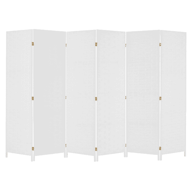 YODOLLA 6 Panels Room Divider, 6 FT Tall Weave Fiber Room Divider ...
