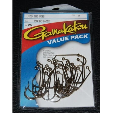 Gamakatsu Jig Hooks 90 Degree Heavy Wire, Round Bend, 25pk - Walmart.com