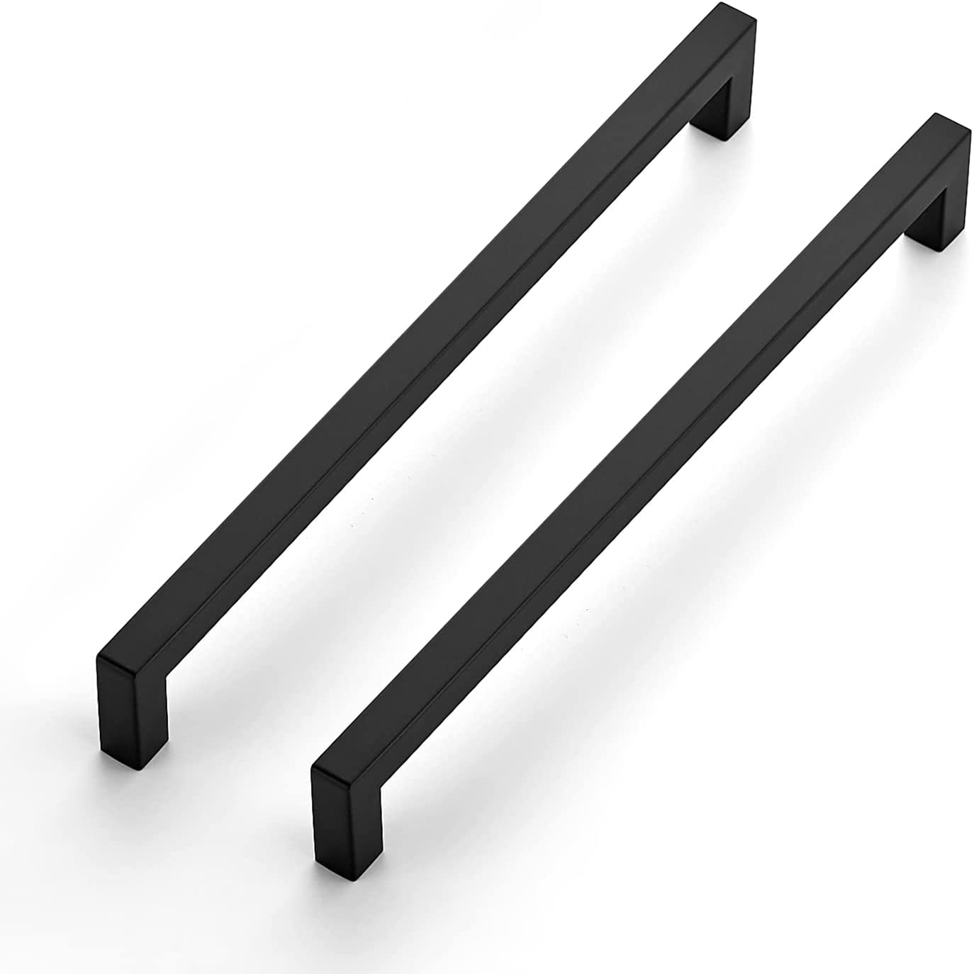 Zoizocp 3 Pack 10 Inch Kitchen Square Cabinet Handles Matte Black ...