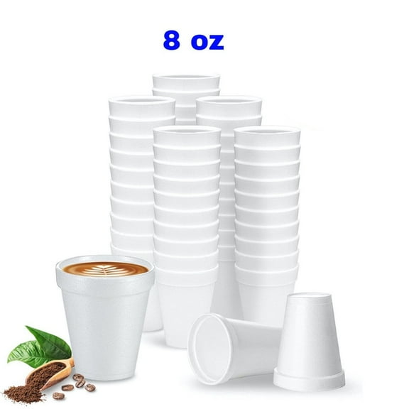 Shop Square Styrofoam Cups 12 Oz, 100 Count, Hot and Cold, Durable ...