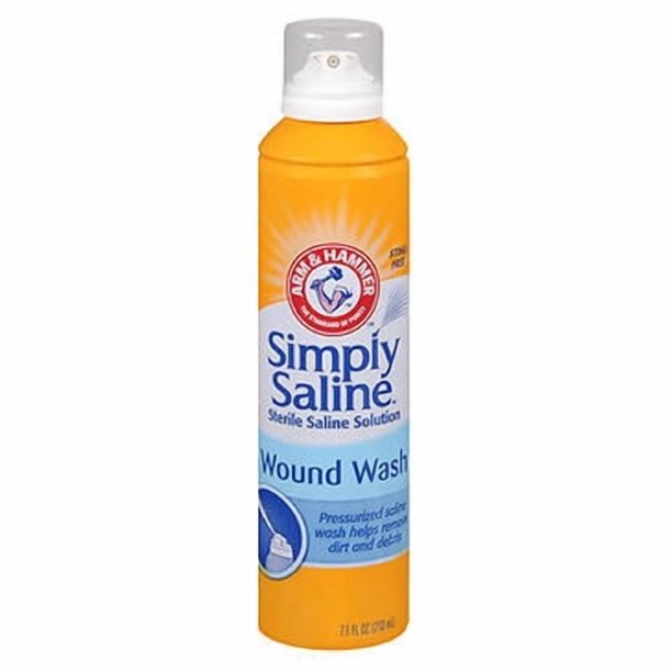 Limpiador para heridas Simply Saline de 3 onzas de Arm & Ham | Bodega ...