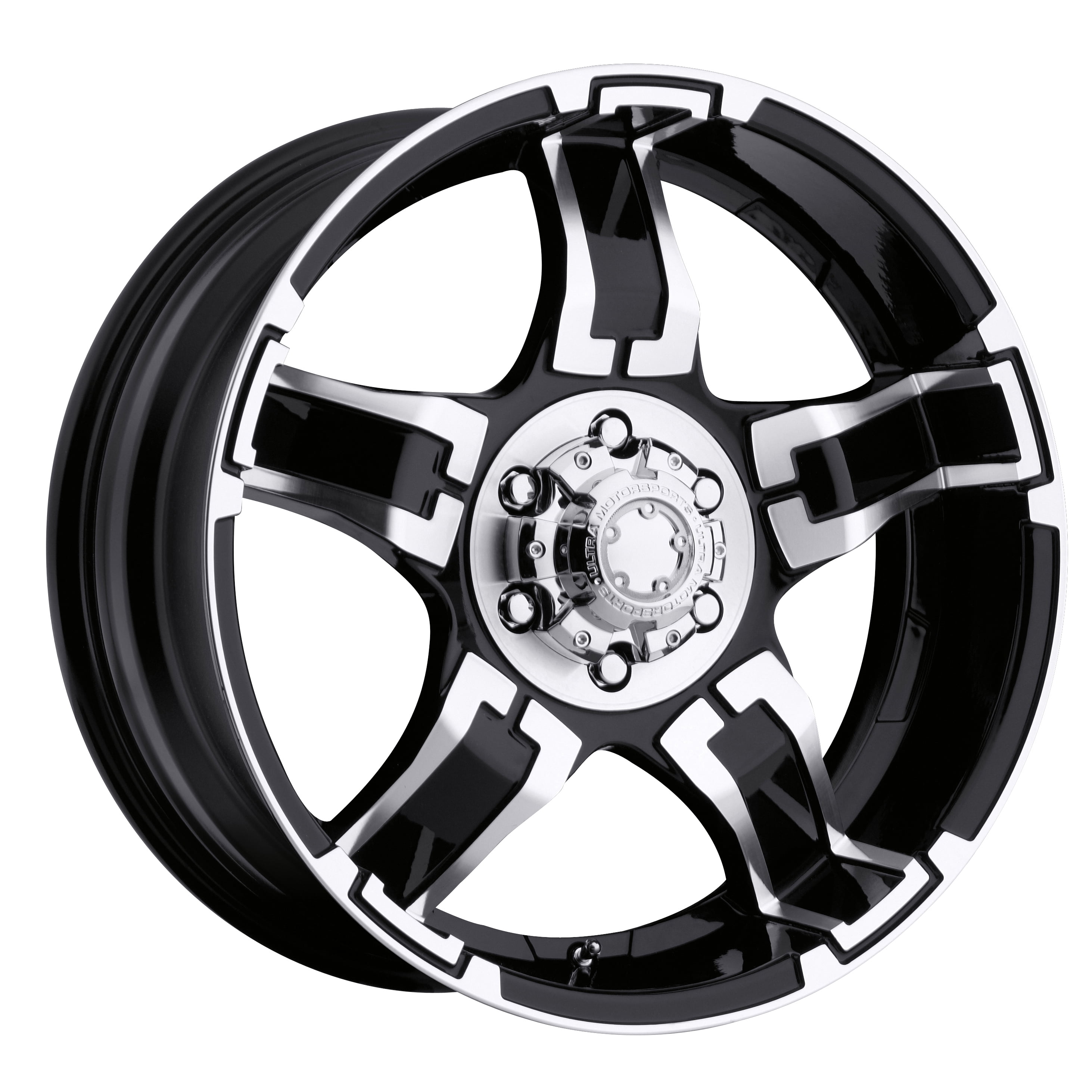 Ultra Wheel 1947884B 194-7884B 193/194 Drifter Gloss Black Rim 17" x 8 ...
