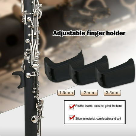 Thumb Rest Smooth Surface Silicone Clarinet Supplies Woodwind Playing ...