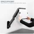 Height Adjustable Pneumatic Extended Arm Laptop Wall Mount, Full Motion ...