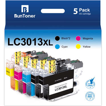 Brother Genuine LC3013BK High-yield Black Ink Cartridge - Walmart.com
