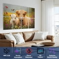 8 Pack Art Acoustic Panels Sound Absorbing Highland Cattle Pair ...