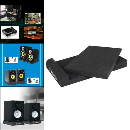 Acoustic Pads Shock Studio Monitor Pads for 8 inch Monitors | Walmart ...