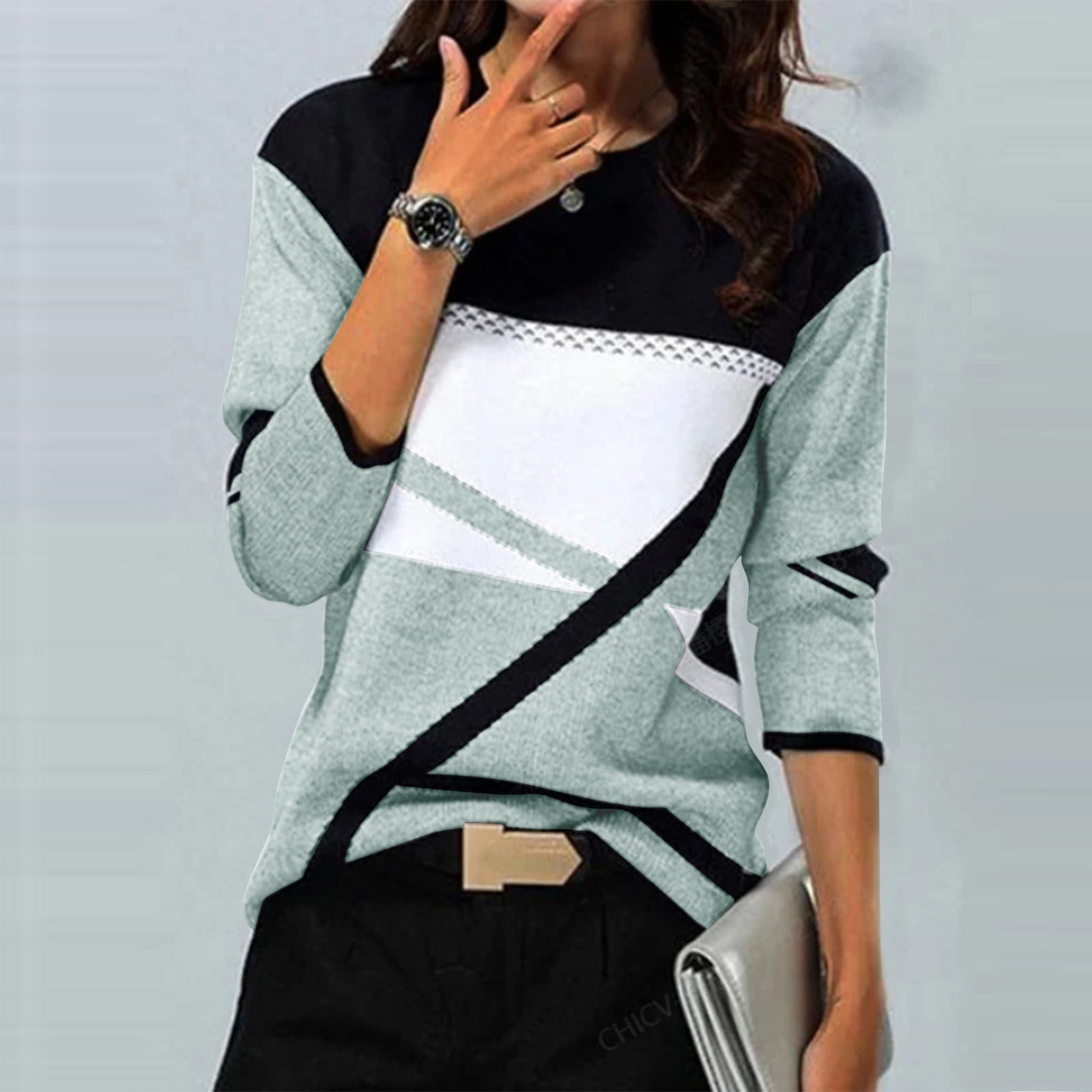 Click here for Meichang Womens Long Sleeve Tops Dressy Casual Blo... prices