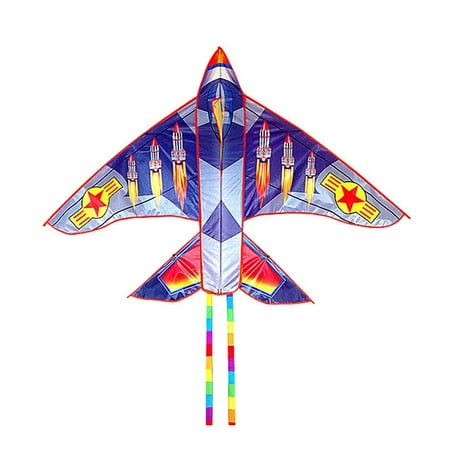Kite Airplane Shape Portable Single Line Outdoor Flying Kites Children ...