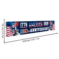 4th of July Patriotic Banner, Independence Day Hanging Decor, Red White ...