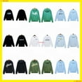 Amiri Mens Retro Letter Graffiti Embroidery Hoodie Casual Loose Street