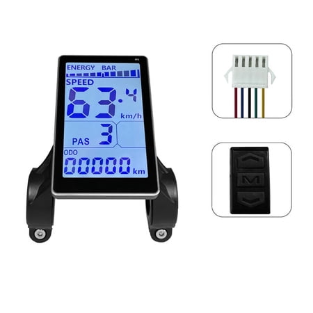 E Bike Display Universal E-Scooter LCD Display - 24V-60V Waterproof ...