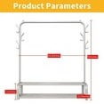 Walmart Portable Garment Stand, Clothing Hanger with Lower Storage, 6 ...