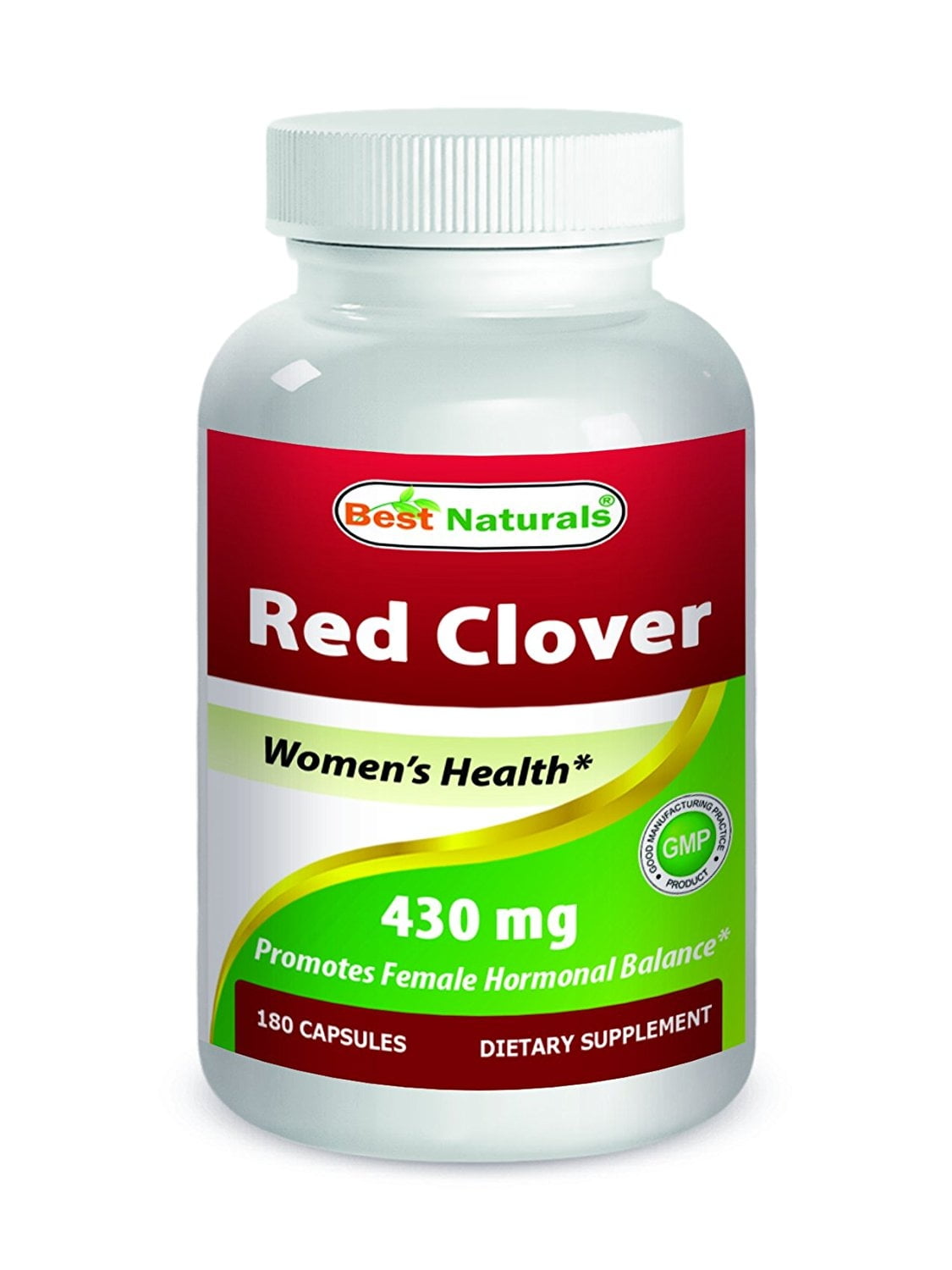 Best Naturals Red Clover 430 mg 180 Capsules - Walmart.com - Walmart.com