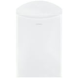 JAM Plastic Tuck Flap Envelopes, 9.9x11.8, 12/Pack, Clear, Open End ...