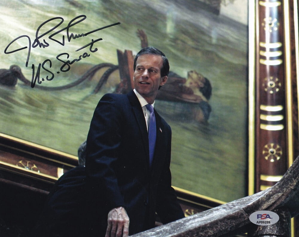 John Thune Senator Majority Leader Signed Autograph 8x10 Photo PSA/DNA ...