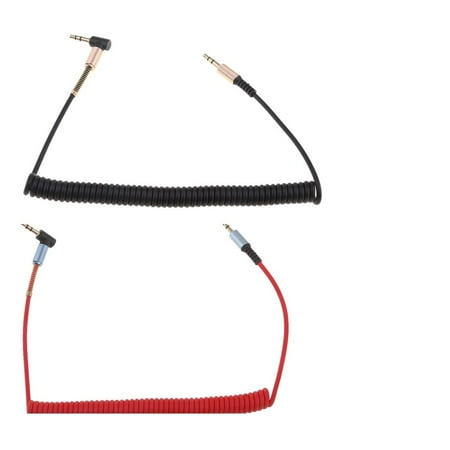 3.5mm Male To M Cable Stereo Audio L-Shaped Headphone Jack 2s | Walmart ...