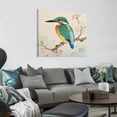 Country Watercolor Hummingbird Floral Wall Decor for Bathroom, Art ...