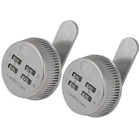 Combi-Cam Chrome 4-Dial Lock With 5/8" Cylinder - 2 Pack | Walmart Canada