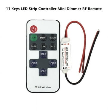 Daofin 2 Pack 44 Key RGB LED Strip Light Remote Controller Wireless ...