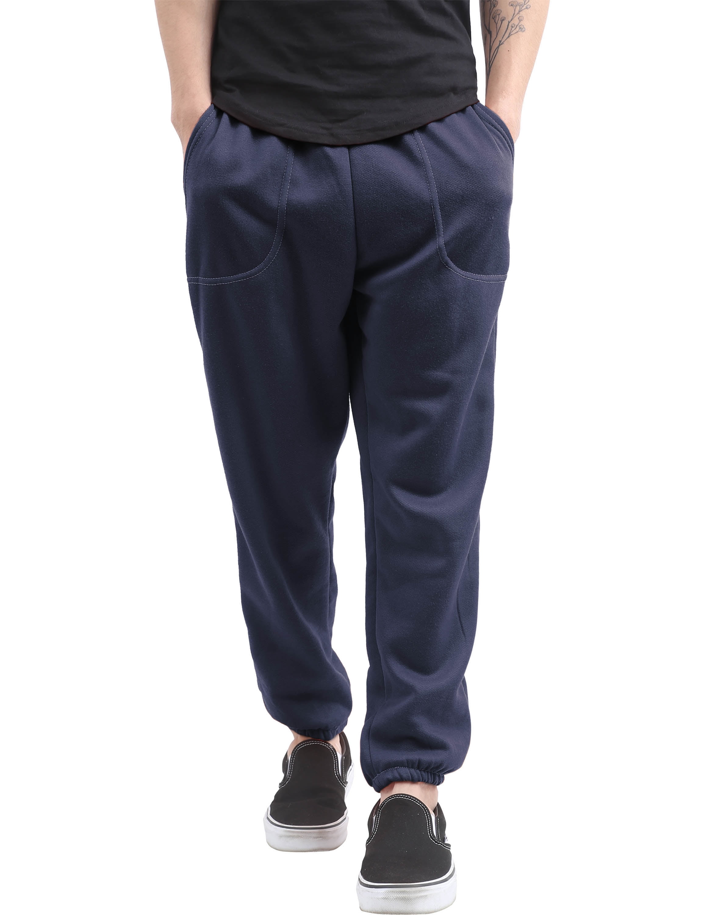 Ma Croix Men's Elastic Bottom Sweatpants with Pocket - Walmart.com